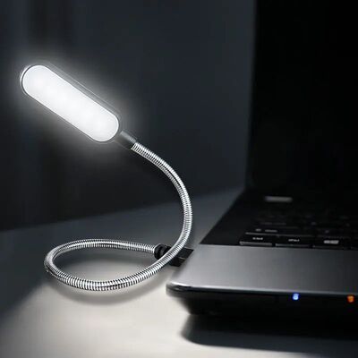 Portable USB LED Mini Book Light Reading Light Table Lamp Fl