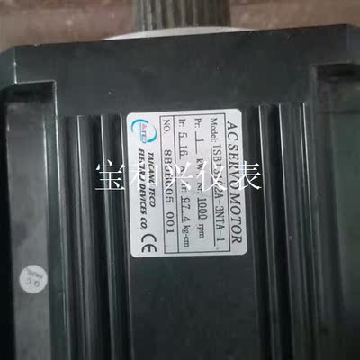 东元伺服电机,TSB13102A-3NTA-1,1kw,拆机