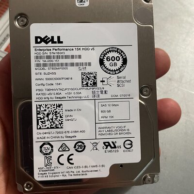DELL/戴尔 04HGTJ ST600MP0005 2.5( 议价）