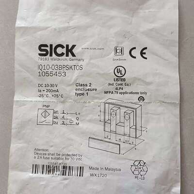 SICK西克传感器1055453 IQ10-03BPSK( 议价）