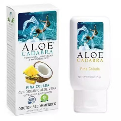 现货Aloe Cadabra Organic Edible Flavored Lube All Natural
