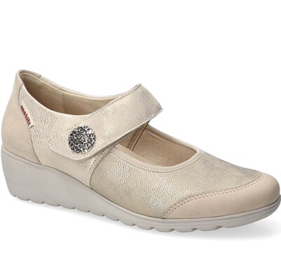 mephisto玛丽珍女鞋加宽坡跟鞋