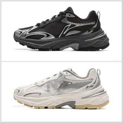 李宁休闲鞋女子2025秋季新款时尚生活经典舒适耐磨运动鞋AGCV282