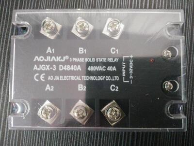 电器交流控交流380V 40A JGX-3 D4840A输入电压3-32VD输出480VAC