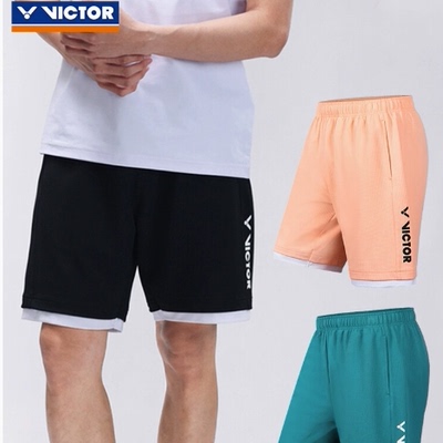 VICTOR胜利羽毛球服威克多男女运动短裤吸汗运动短裤R-50205