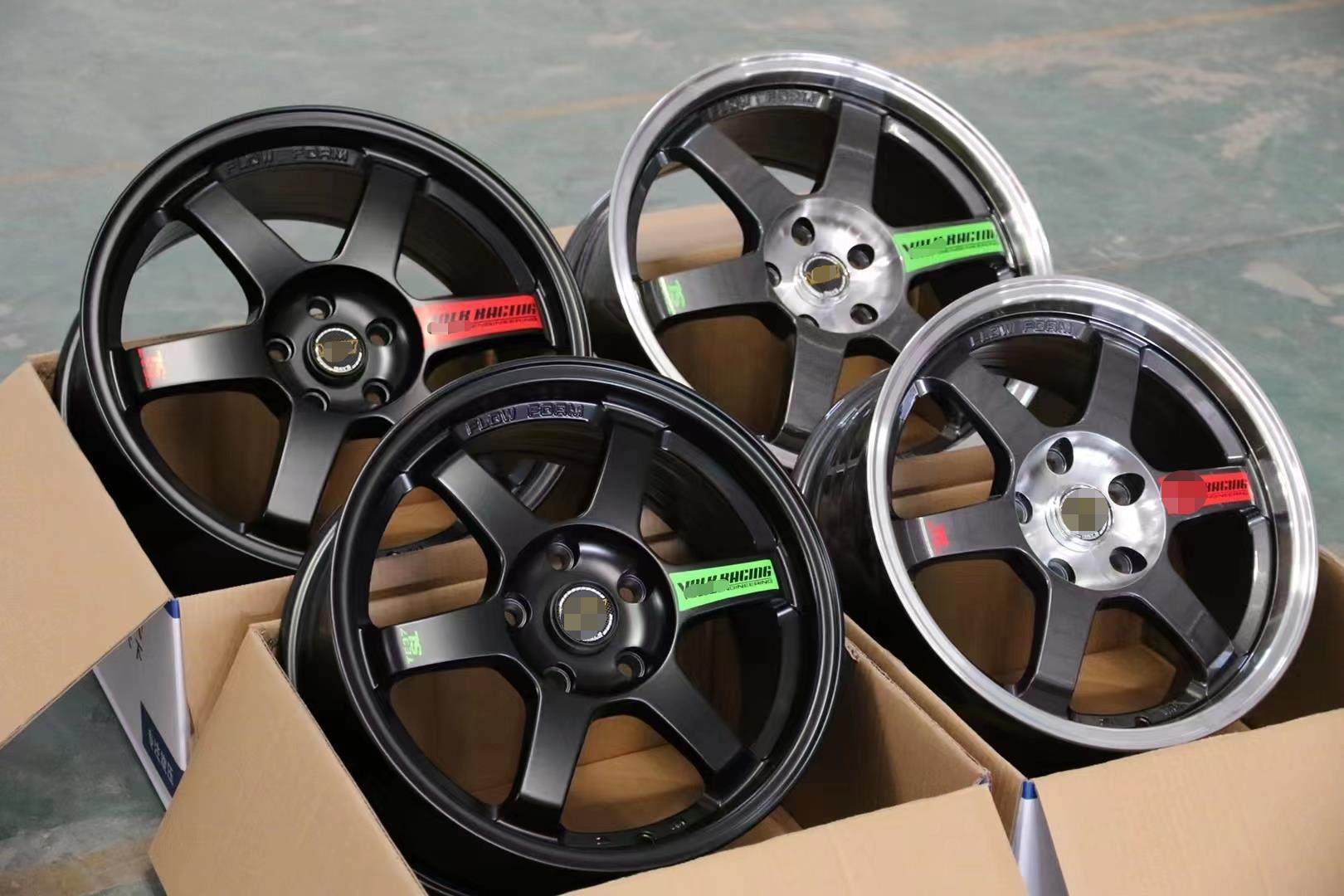 旋压改装15 16 17 18 19寸te37轮毂新飞度雨燕思域型格高尔夫翼神_虎窝淘