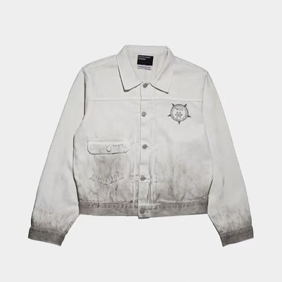 Enfants Riches Déprimés Type VIII 图案印花仿旧牛仔夹克外套