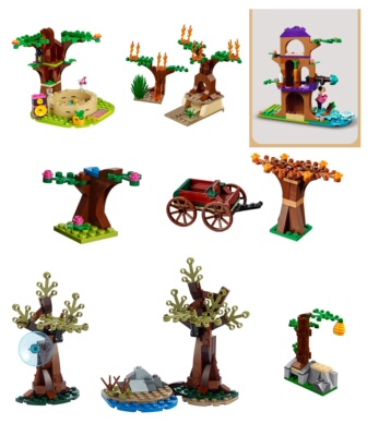 乐高 LEGO 杀肉 60175 60217 40261 41333 41392 75945 41445净树