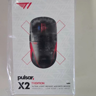 Pulsar派世 X2V3 T1战队联名款小号无线对称3950传感器8K游侠鼠标