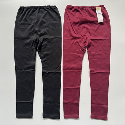 日单外贸女秋冬打底速干紧身裤健身排汗保暖8分裤保暖细绒跑步裤