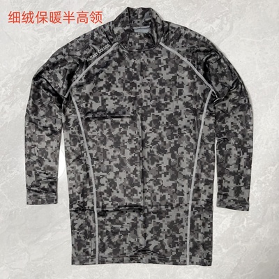 日的 冬季速干保暖排汗打底紧身衣中大童女士运动跑步健身衣长袖