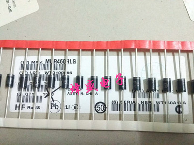 10只 MUR460RLG 全新原装进口 ON安森美快速恢复二极管  4A 600V