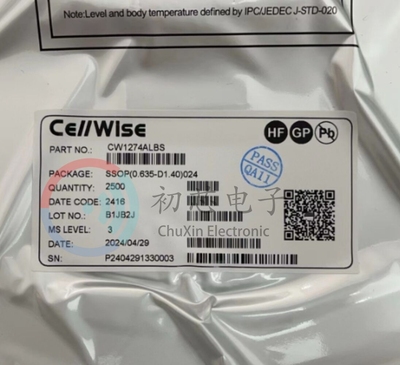 全新原装 CW1274ALBS  SSOP24 带级联功能的4~7串锂电池保护芯片