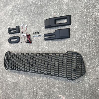 适用福特rangerT8中网19款豪华版改装中网前脸带字led灯一件