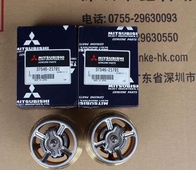 现货供应日本三菱柴油发动机配件，三菱柴油机节温阀37546-21701