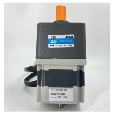 直流无刷电机可加编码器Z5BLD300-24GU-30S+5GU40KB AGV小车马达
