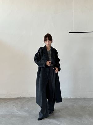 巴城大衣双面羊绒大衣女中长款2025新款秋冬高级感呢子外套