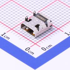 HYC23-HDMID19-650 D-Sub/DVI/HDMI连接器 HDMI 母 P数:19 D TYPE