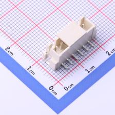 XH2500-LT-06 线对板/线对线连接器 2.5mm 1x6P 立贴