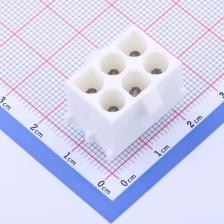350827-1 线对板/线对线连接器 6.35mm 2x3P 直插