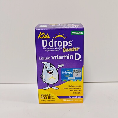美国现货滴卓思Ddrops维生素D3