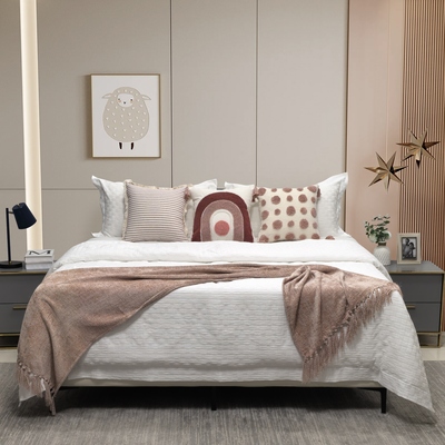 床笠式八件现代北欧青少年