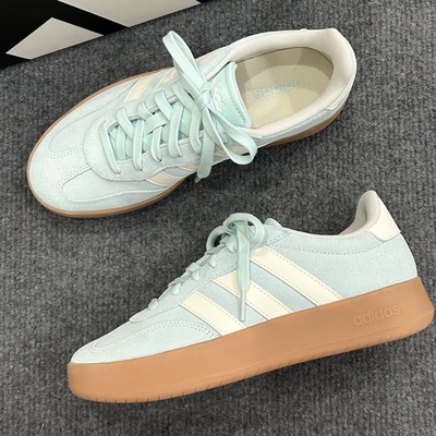 阿迪达斯Adidas BARREDA 男女舒适防滑耐磨低帮德训鞋板鞋JQ4238