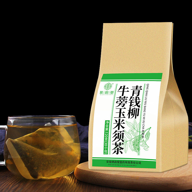 谯韵堂 青钱柳牛蒡玉米须茶120g/袋 30小包 苦荞牛蒡