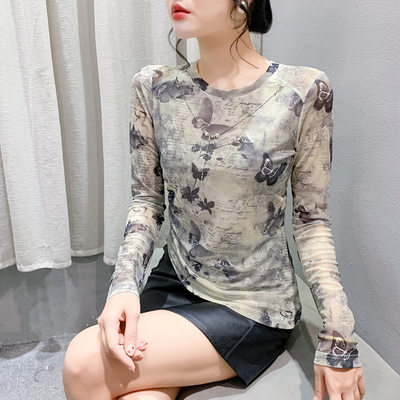 长袖通勤常规2024秋装新款时尚印