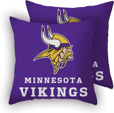 Minnesota Vikings pillowcase明尼苏达维京人球迷抱枕套DIY抱枕