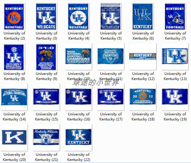University of Kentucky Flag美国肯塔基大学球迷旗帜