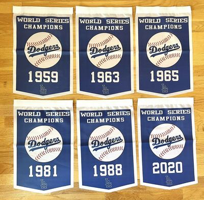 Los Angeles Dodgers Champs Flag洛杉矶道奇队旗帜车旗