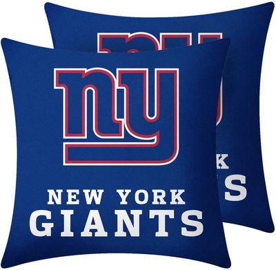 New York Giants pillowcase纽约巨人队球迷抱枕套DIY抱枕