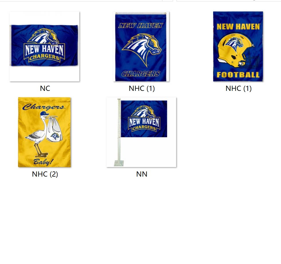 New Haven Chargers College Flag美国学院名校旗帜