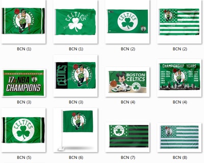 NBA Boston Celtics Flag波士顿凯尔特人队球迷旗帜会场壁画海报