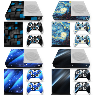 XBOX ONE S贴纸痛机贴磨砂xboxones游戏机贴纸主机贴贴纸艺术贴