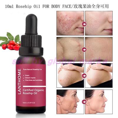 Rosehip Oil Organic Scars Stretch Marks玫瑰果油精华液脸身体