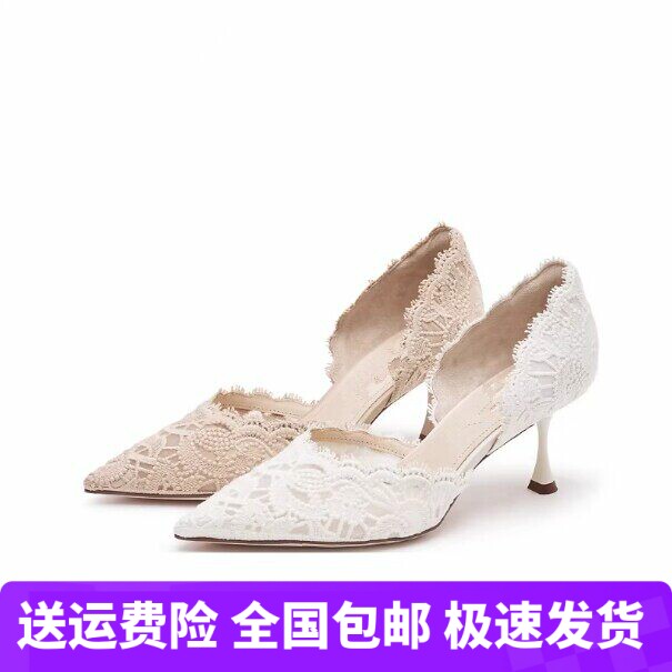 商场同款2026新款Burano绝美不累脚婚鞋新娘鞋秀禾高跟鞋女ED334