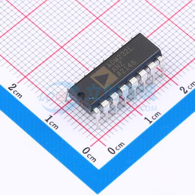 RS232芯片 ADM232LANZ PDIP-16 原装正品 电子元器件配单
