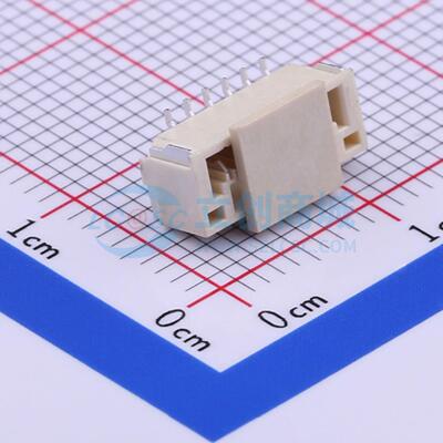 线对板针座 X1251WVS-06HF-LPSW SMD,P=1.25mm 1x6P 立贴 原装