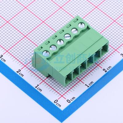 插拔式接线端子 JL15EDGKR-38106G01 P=3.81mm 1x6P 电子元器件