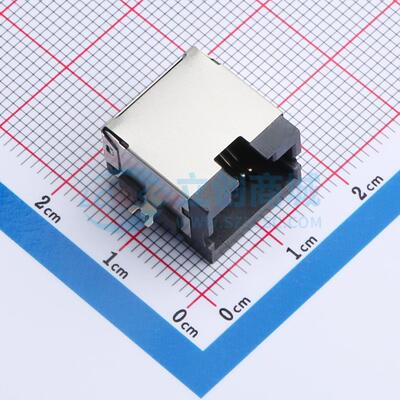 以太网连接器 X48ADGWA6SB1133 RJ45插座 沉板 不带LED