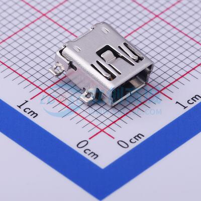 USB连接器 1734035-1 SMD 母 卧贴 原装正品 电子元器件配单