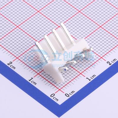 线对板针座 HX39601-4WAD 弯插,P=3.96mm 1x4P 弯插 电子元器件