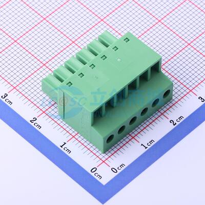 插拔式接线端子 JL15EDGKC-38106G01 P=3.81mm 插头 1x6P 原装