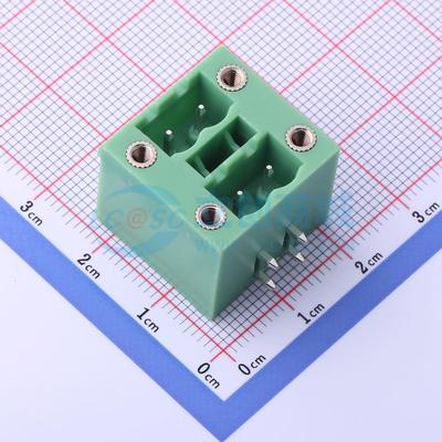 插拔式接线端子 KF2EDGKRHM-5.08-2*2P 弯插,P=5.08mm 板端/插座-