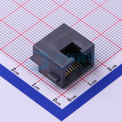 以太网连接器 RC01736 RJ45插座 沉板 无屏蔽 原装