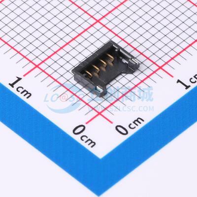 线对板针座 IPCW120W14LBS6R SMD,P=1.2mm,卧贴 1x4P 卧贴 原装