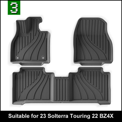 适用于23款斯巴鲁Subaru Solterra Touring22款丰田BZ4X全TPE脚垫