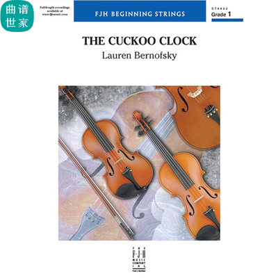 弦乐团 布谷鸟钟拨弦练习 The Cuckoo Clock 初级 总谱 分谱 mp3